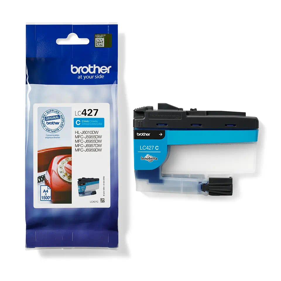 Genuine Brother LC427 Cyan Ink Cartridge – Ink Robot