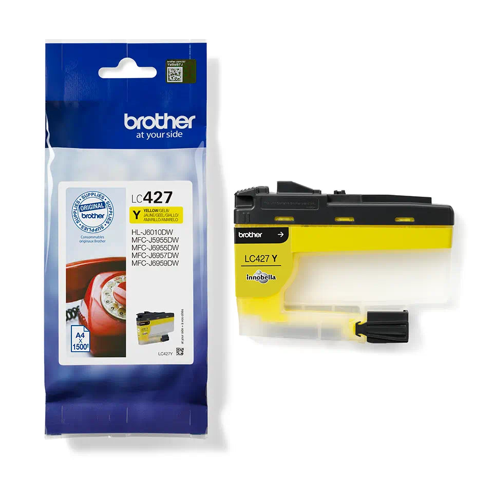Genuine Brother LC427 Yellow Ink Cartridge – Ink Robot