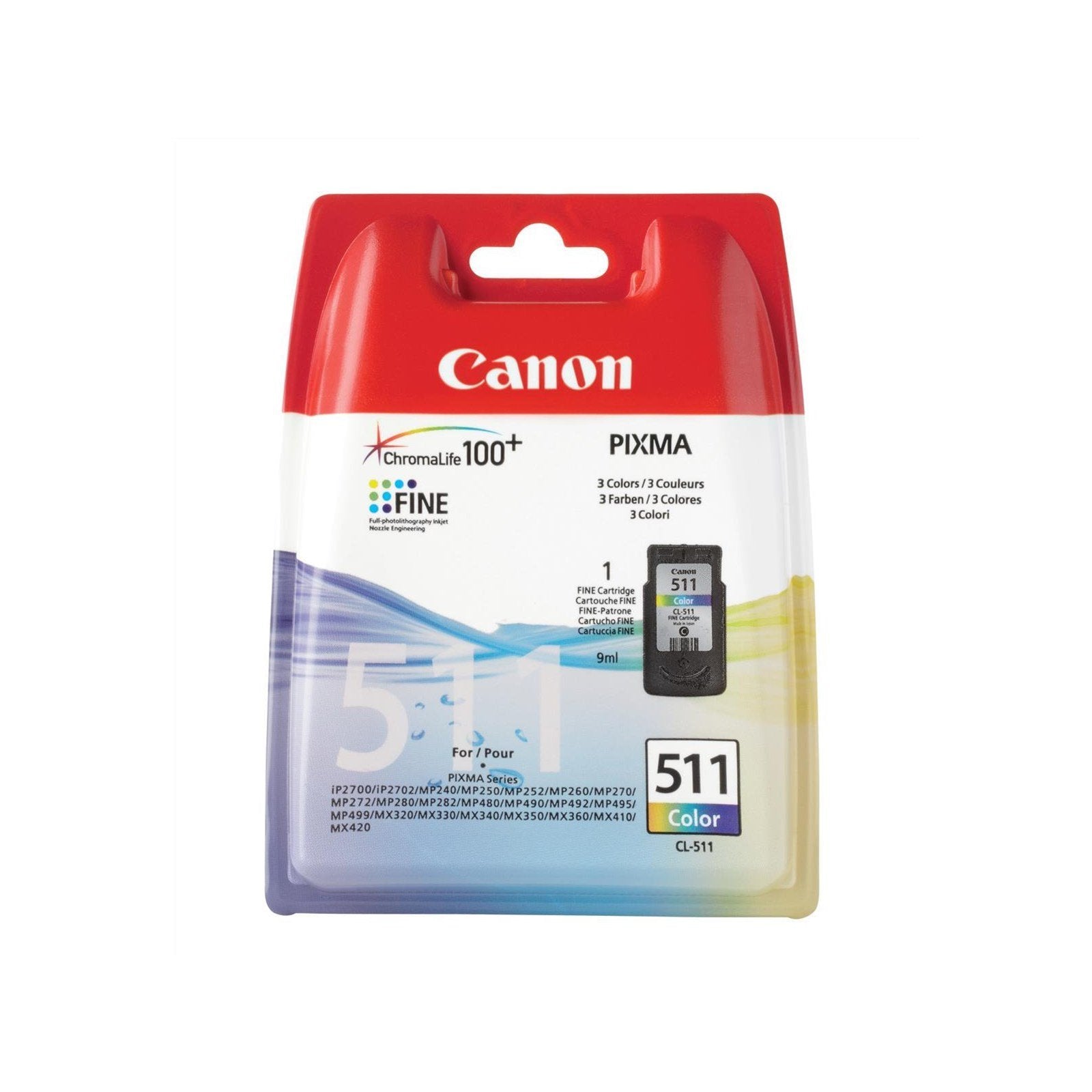 Genuine Canon CL-511 Colour Ink Cartridge – Ink Robot