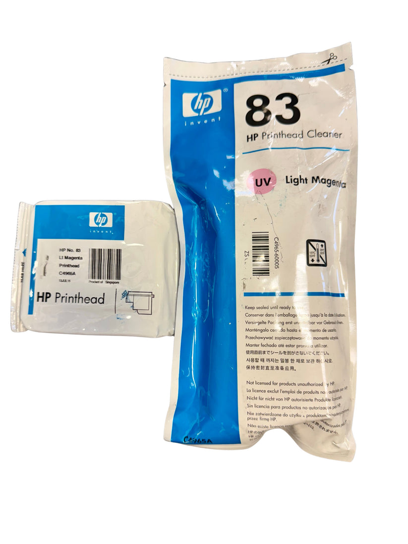 Genuine HP 83 Light Magenta Printhead & Cleaner (C4965A) – Ink Robot