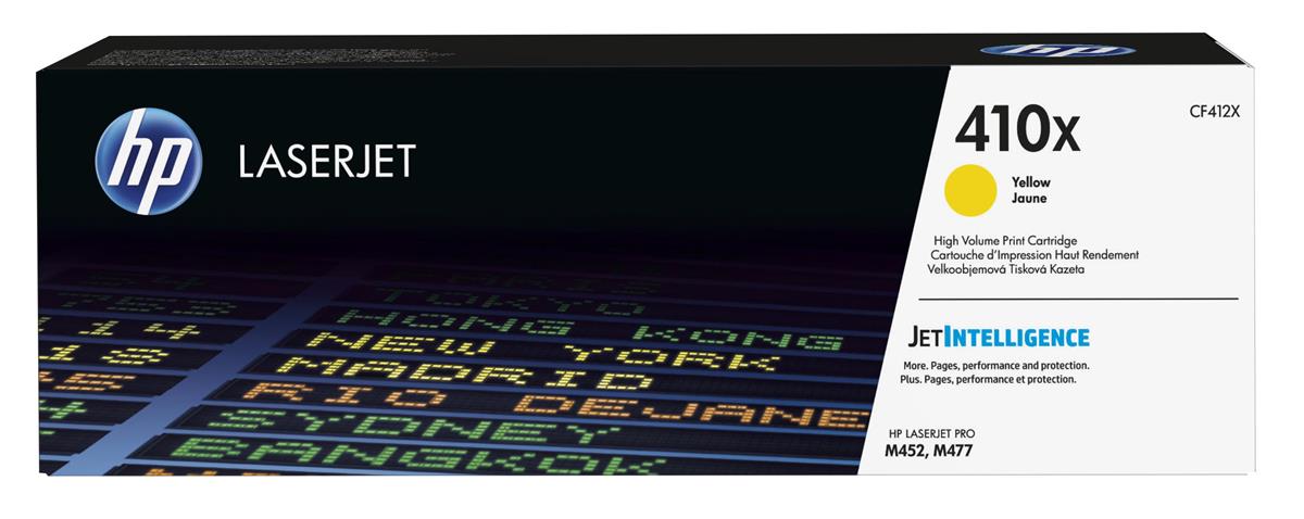 Genuine HP CF412X (410X) Yellow Toner Cartridge (VAT included) – Ink Robot