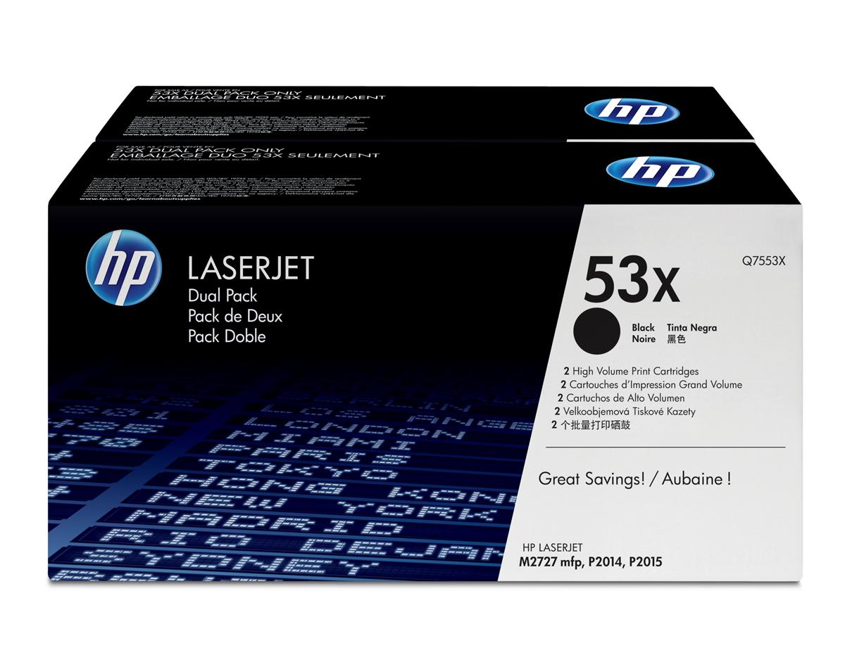 Genuine HP Q7553XD (53X) Black Toner Cartridge (VAT included) – Ink Robot