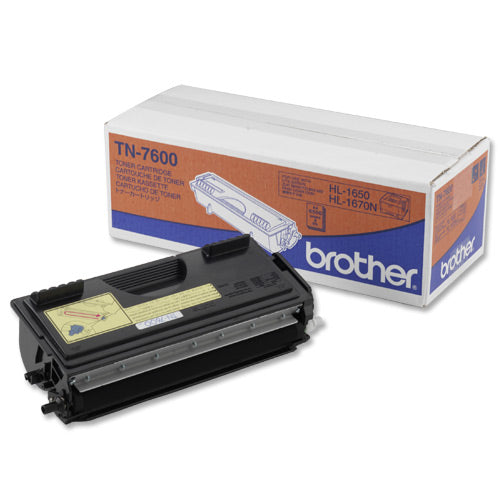 Genuine Brother TN7600 (TN-7600) Black Toner Cartridge (VAT included ...