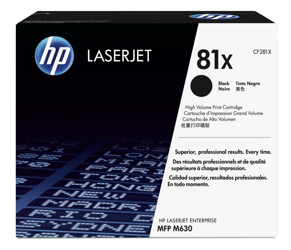 Genuine HP CF281X (81X) Black Toner Cartridge (VAT included) – Ink Robot