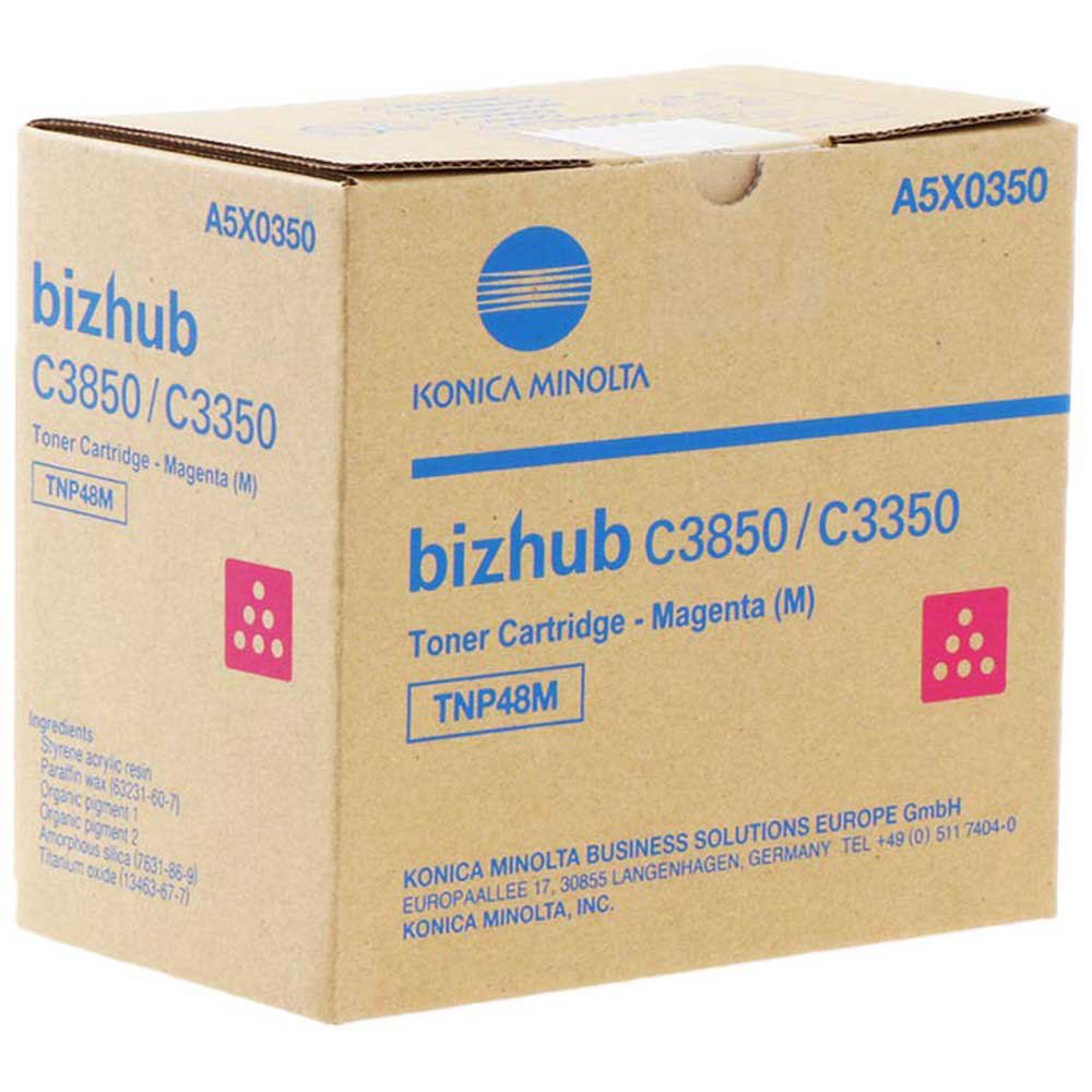 Genuine Konica Minolta TNP48M (A5X0350) Magenta Toner Cartridge (VAT i ...