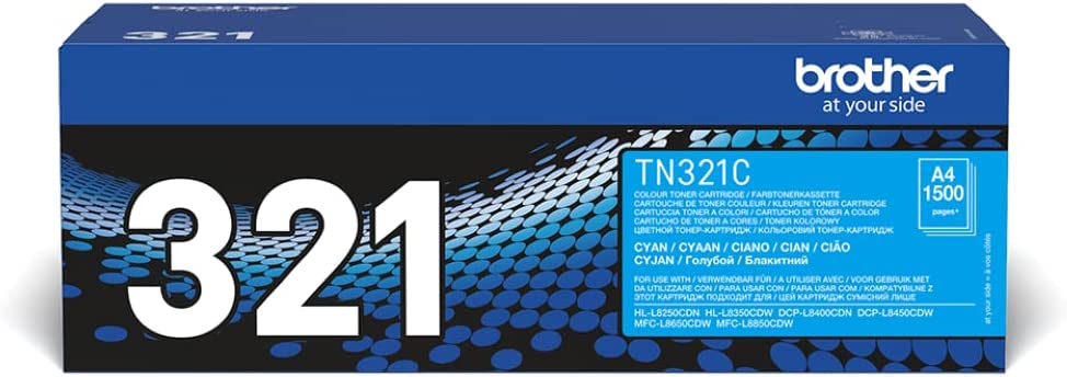 Genuine Brother TN321C Cyan Printer Toner Cartridge – Ink Robot