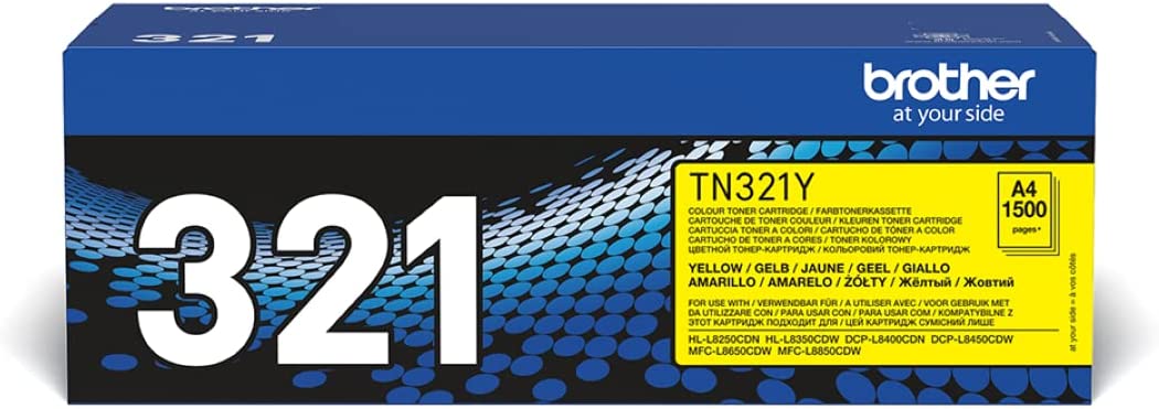 Genuine Brother TN321Y Yellow Printer Toner Cartridge – Ink Robot