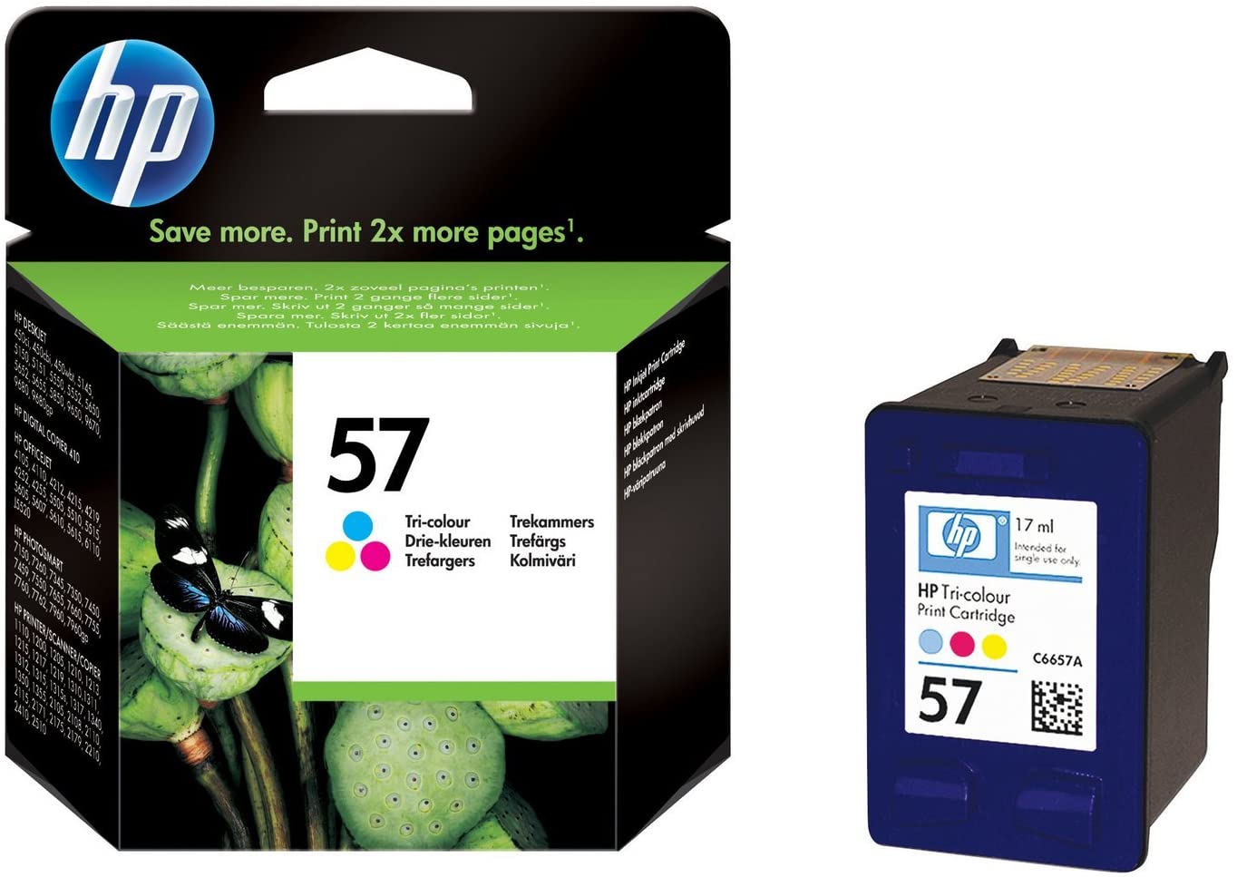 Genuine HP 57 Tri-colour Ink Cartridge C6657AE – Ink Robot